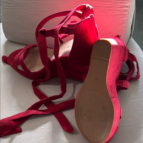 torrid | Shoes | Torrid Red Velvet Flats Loafers | Poshmark